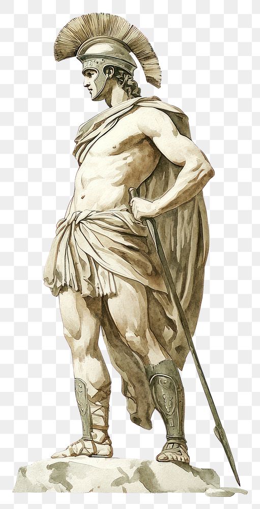 PNG ancient greek Soldier art | Premium PNG - rawpixel