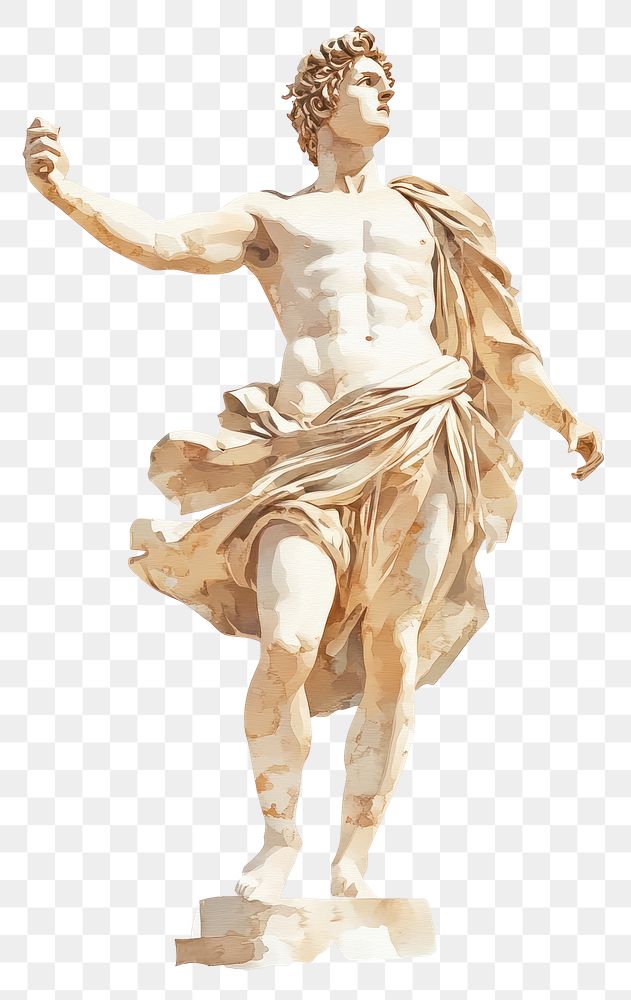 PNG An ancient angry Apollo | Free PNG - rawpixel