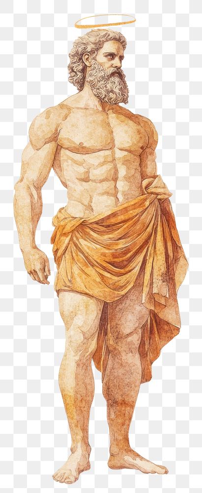 PNG An ancient greek Zeus | Free PNG - rawpixel