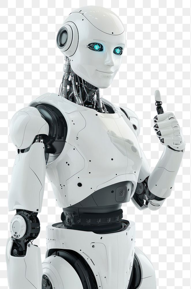 PNG AI robot thinking thumbs | Premium PNG - rawpixel