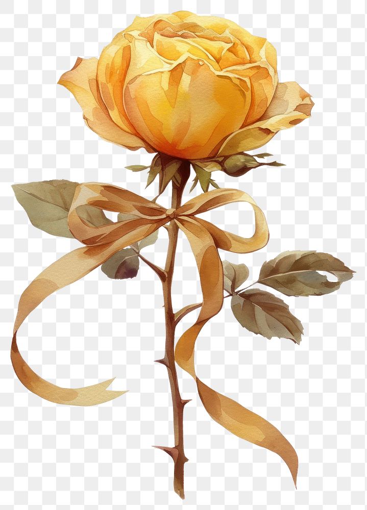 PNG Brown coquette rose art | Free PNG - rawpixel