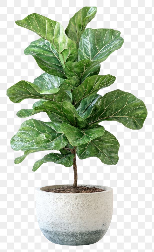 PNG Real Fiddle-leaf fig plant | Free PNG - rawpixel