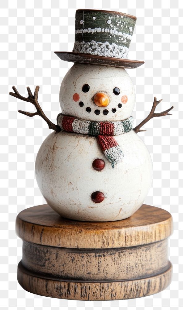 PNG Snowman music box winter | Premium PNG - rawpixel