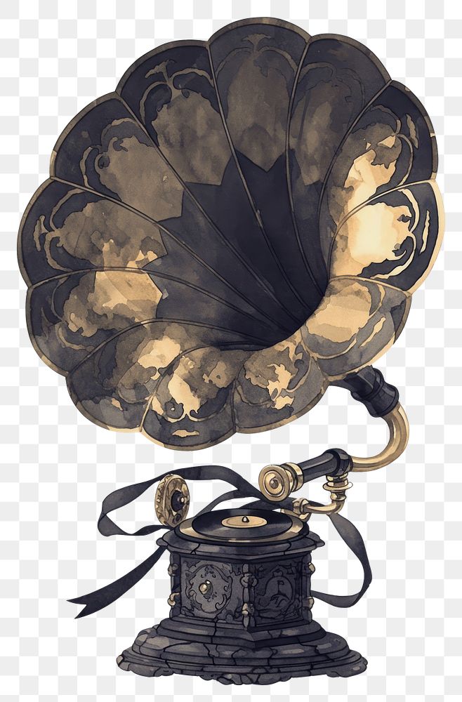 PNG Phonograph antique art electronics. | Premium PNG - rawpixel