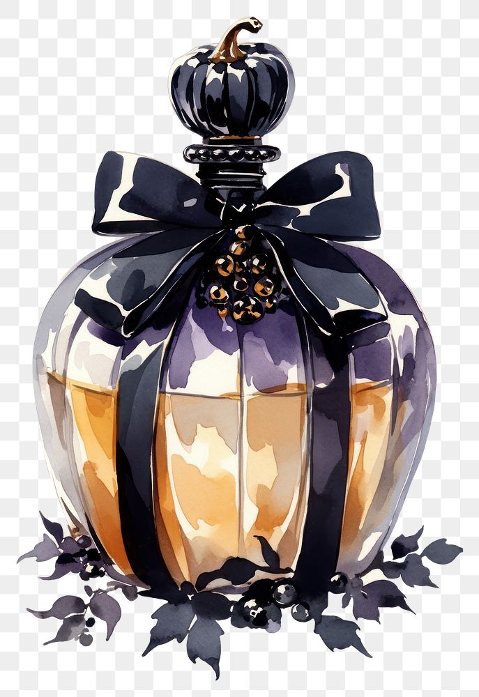 PNG Black coquette pumpkin perfume | Free PNG - rawpixel