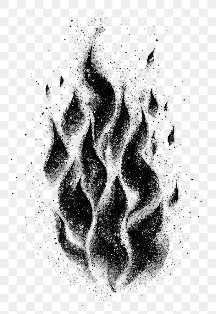 PNG Fire flame retro photocopy | Premium PNG - rawpixel