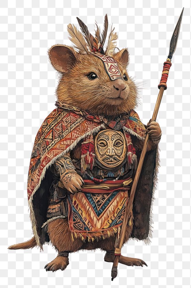 PNG Wombat traditional Maori warrior | Free PNG Illustration - rawpixel