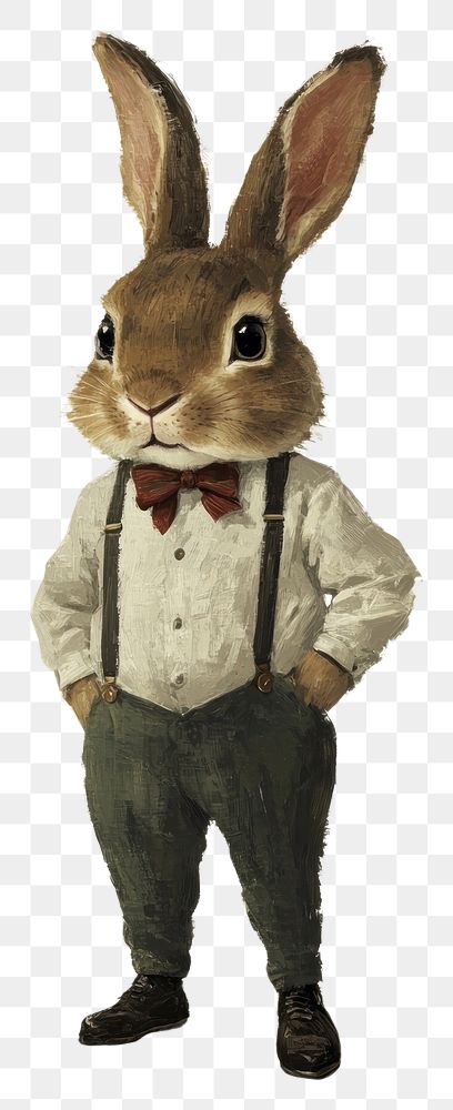 PNG Rabbit 1920s dapper suit | Premium PNG - rawpixel