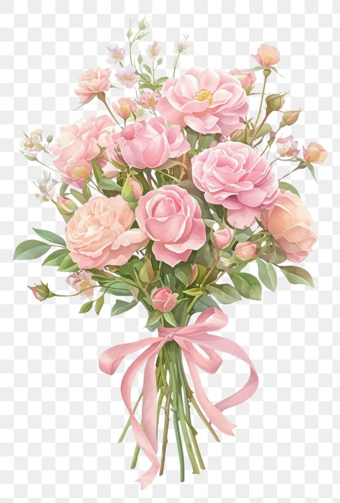 PNG Coquette rose bouquet roses | Free PNG - rawpixel