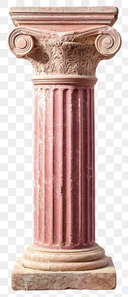 PNG Pink Greek ancient column | Free PNG - rawpixel