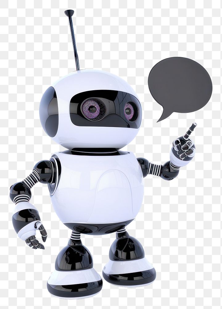 PNG Robot speech bubble illustration | Free PNG - rawpixel