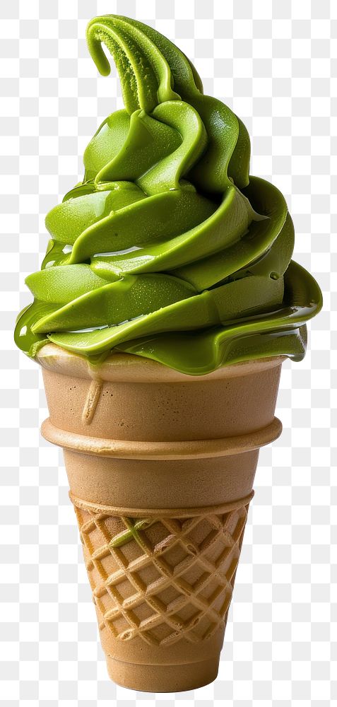 PNG Matcha icecream cone dessert | Free PNG - rawpixel