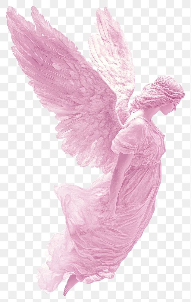 PNG Pink angel archangel spiritual | Premium PNG - rawpixel