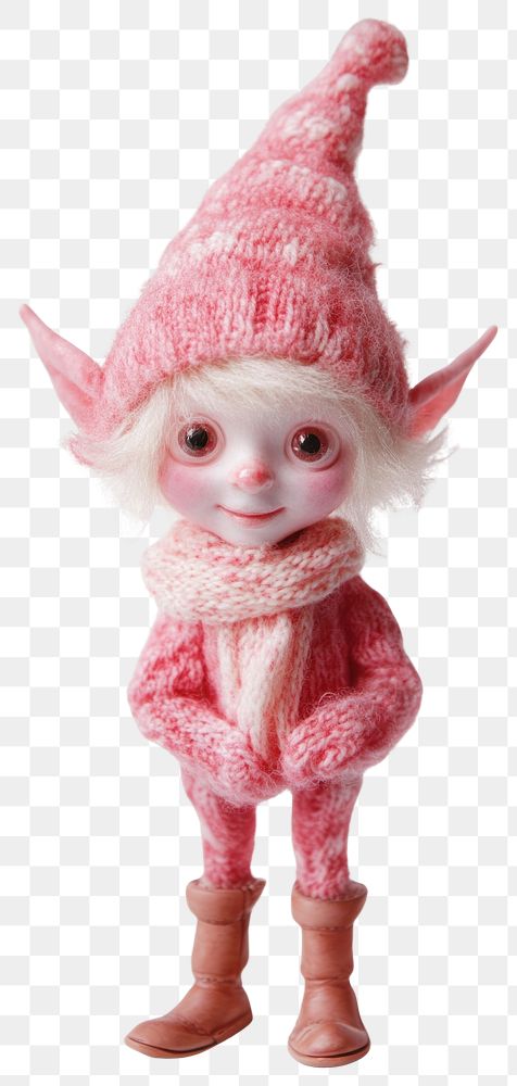 PNG Pink elf clothing doll | Premium PNG - rawpixel