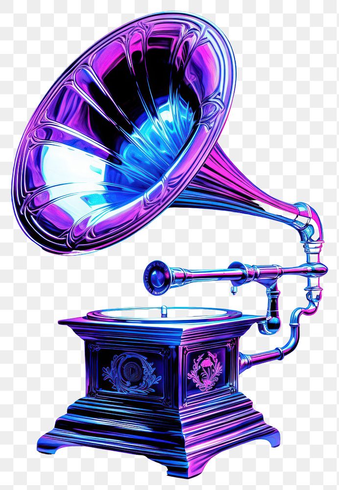 PNG Gramophone light illuminated performance. | Free PNG - rawpixel