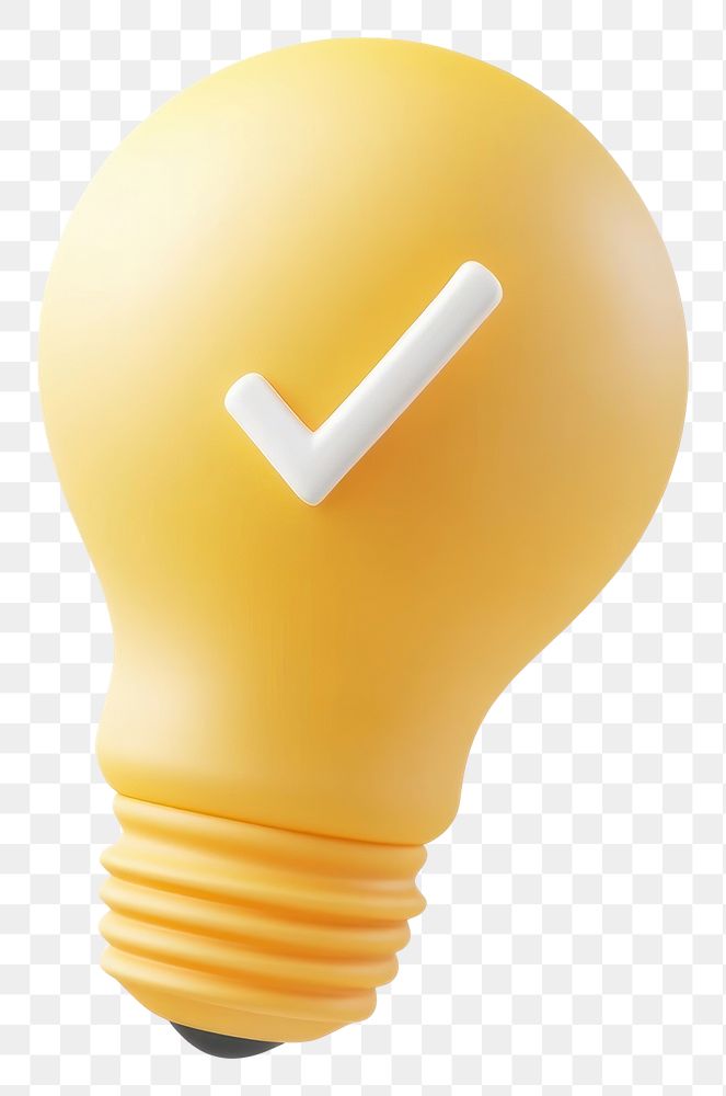 PNG Yellow light bulb icon | Free PNG - rawpixel