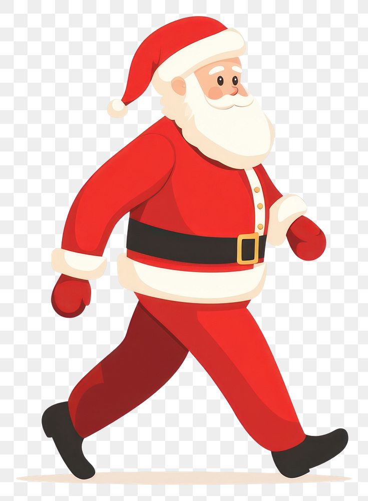 PNG Santa full body walking | Free PNG - rawpixel