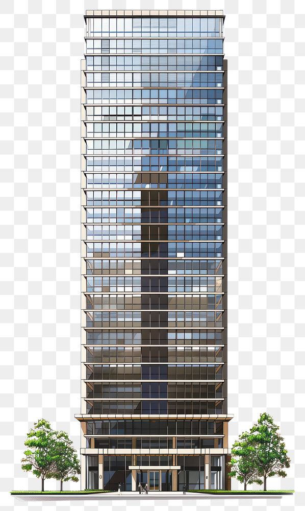 PNG Architecture skyscraper tower building. | Free PNG - rawpixel