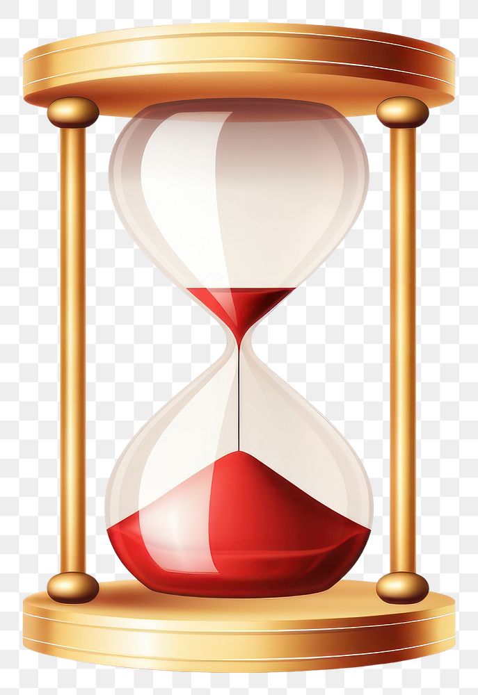 PNG Traditional countdown clock hourglass | Free PNG - rawpixel