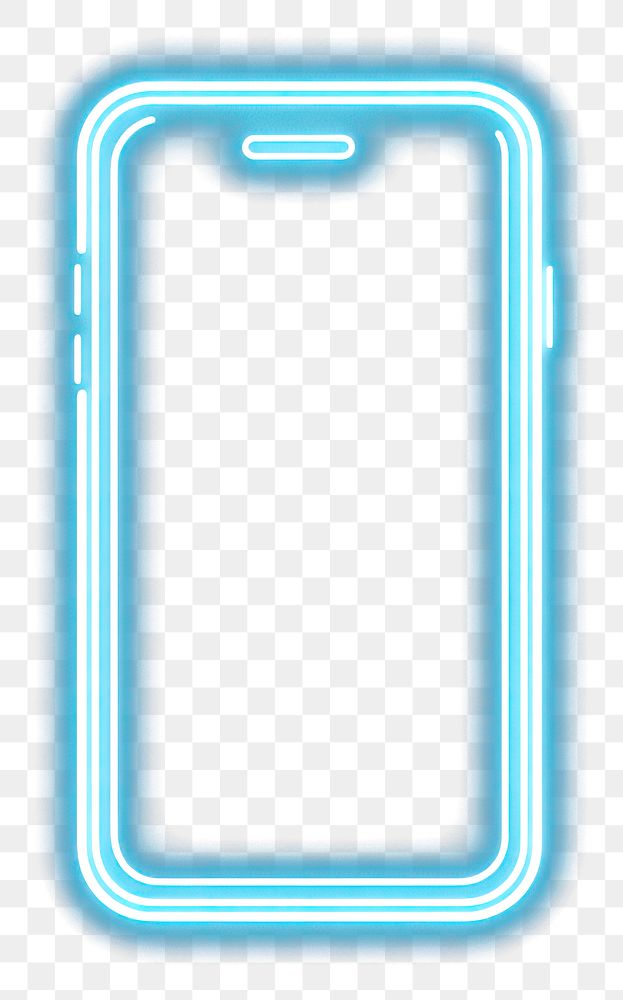 PNG Phone light neon illustration. | Free Icons - rawpixel