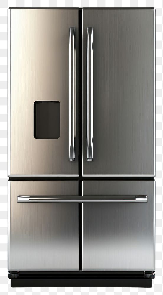 PNG Real metallic modern fridge | Free PNG - rawpixel