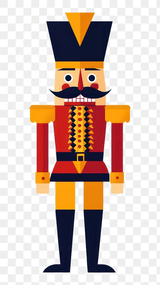 PNG Christmas yellow nutcracker illustration | Free PNG - rawpixel