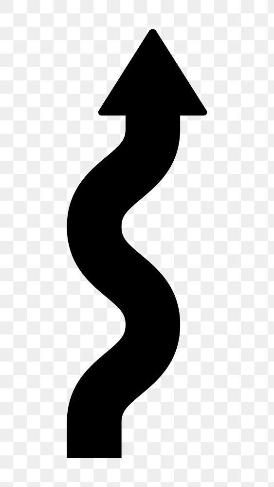 PNG Curved arrow path icon, | Free PNG - rawpixel