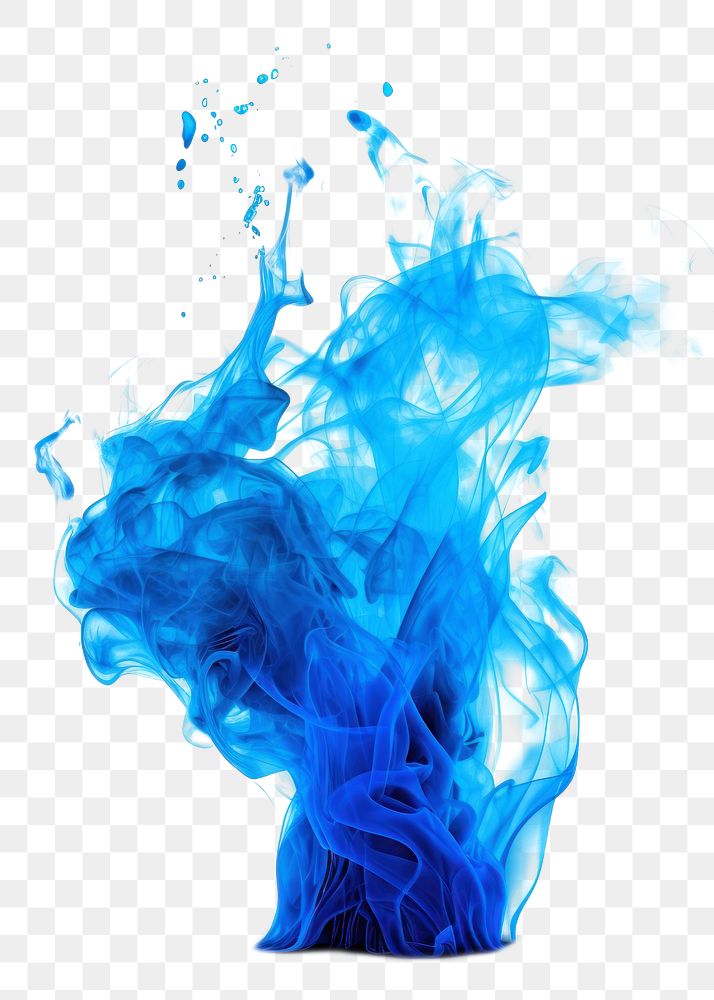 PNG Blue flame smoke white | Premium PNG - rawpixel