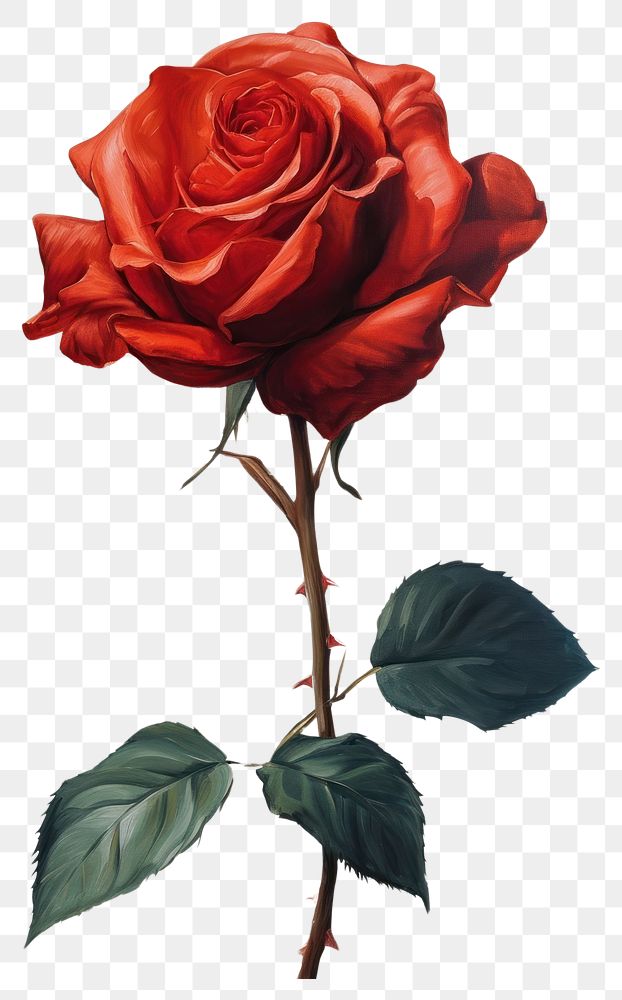 PNG Fire burn rose painting | Free PNG - rawpixel