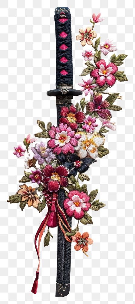 PNG Sword flower dagger weapon. | Premium PNG - rawpixel