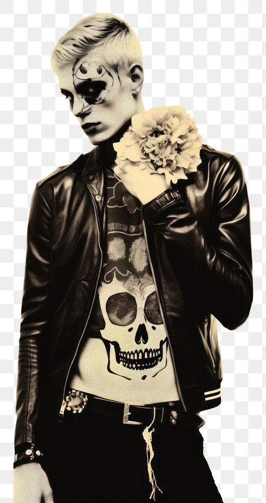 PNG Skull face portrait representation | Premium PNG - rawpixel