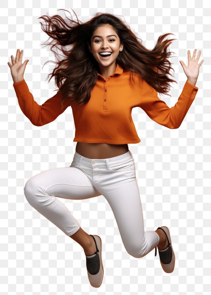 PNG Full-length elastic jumping portrait | Premium PNG - rawpixel