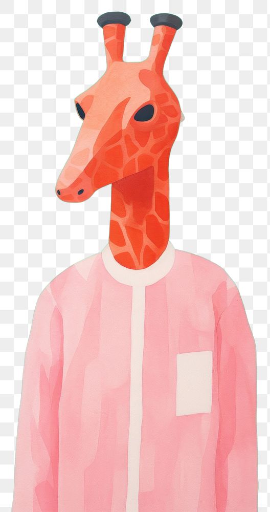 PNG Cute giraffe wearing laboratory | Premium PNG - rawpixel