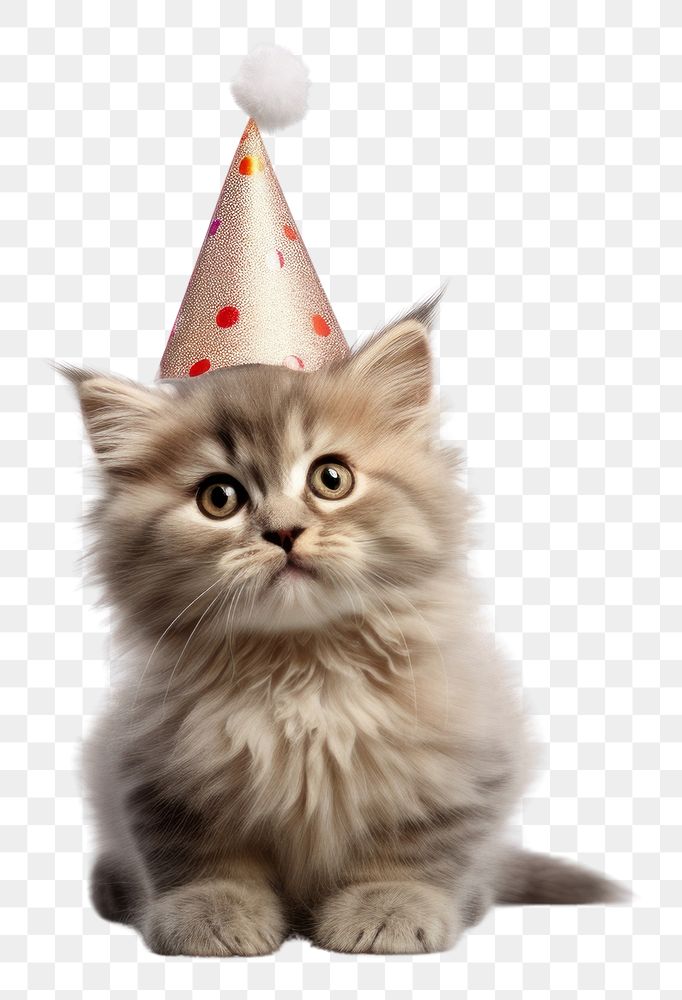 PNG Cat wearing party hat | Free PNG - rawpixel