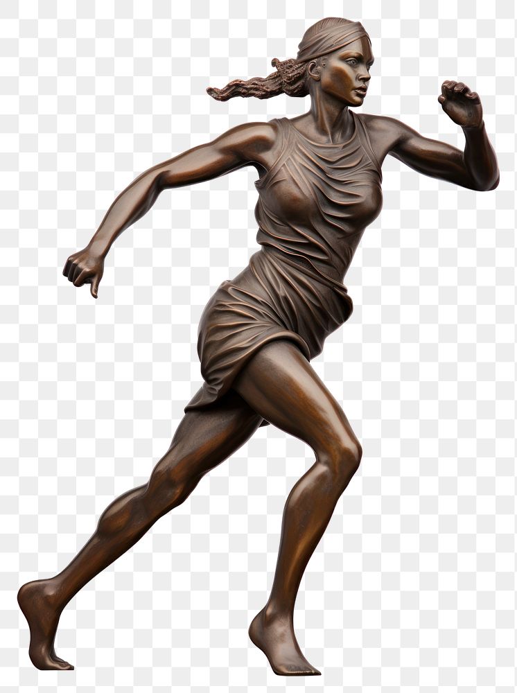 PNG Greek sculpture running statue | Premium PNG - rawpixel