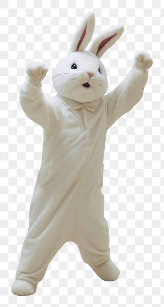 PNG Bunny mascot dancing supermarket | Free PNG - rawpixel