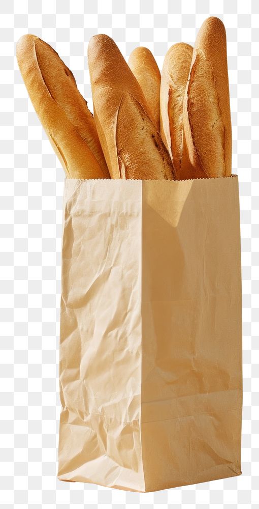 PNG French bread paper bag | Free PNG - rawpixel