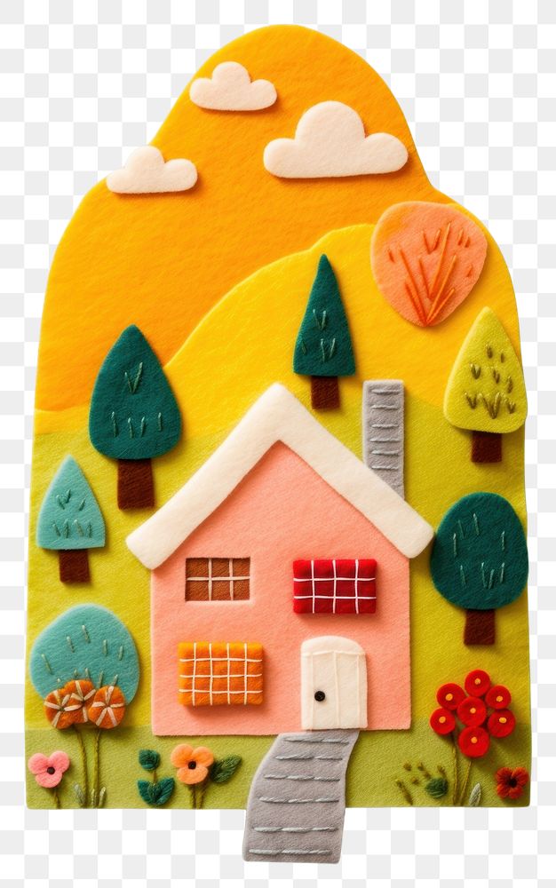 PNG Wallpaper felt house hill | Premium PNG - rawpixel