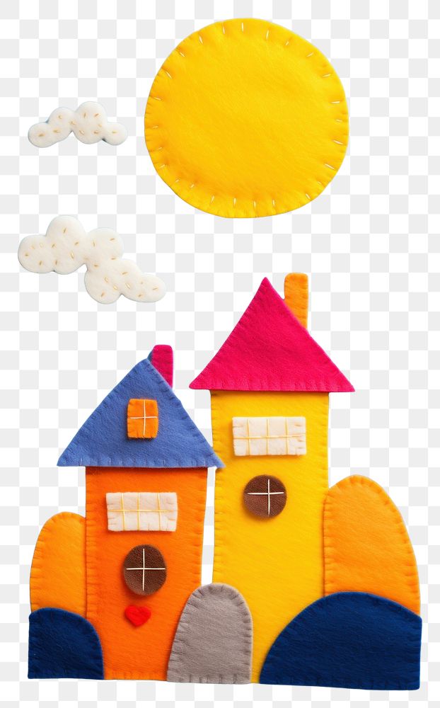 PNG Wallpaper felt house hill | Premium PNG - rawpixel