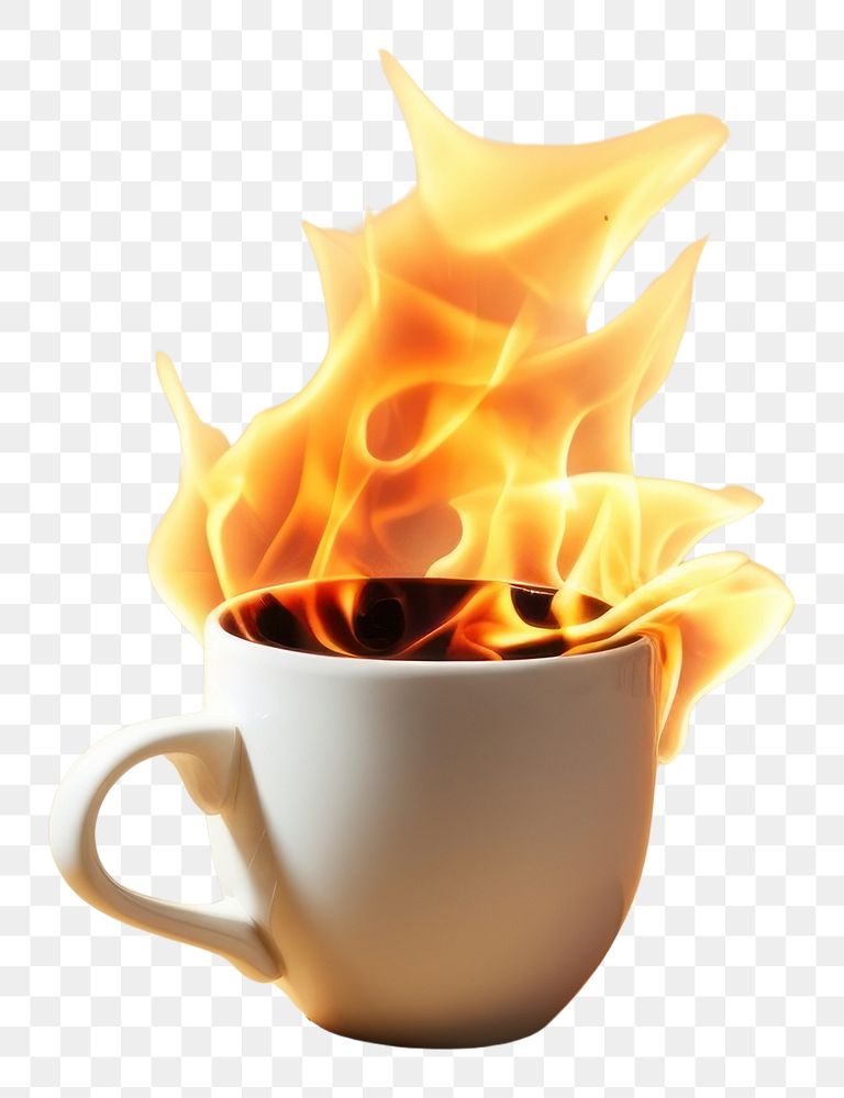 PNG Coffee drink fire cup. | Premium PNG - rawpixel