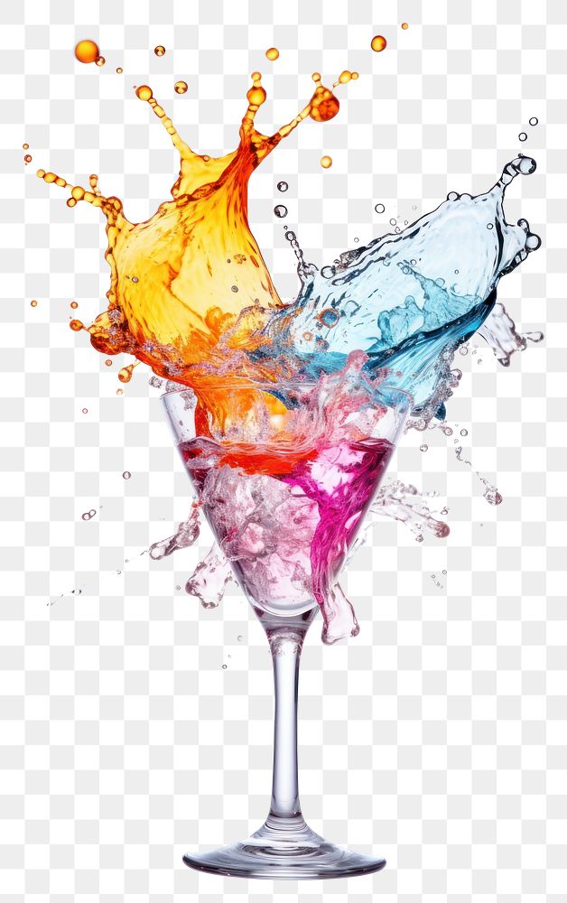 PNG Cocktail glass splash martini | Free PNG - rawpixel