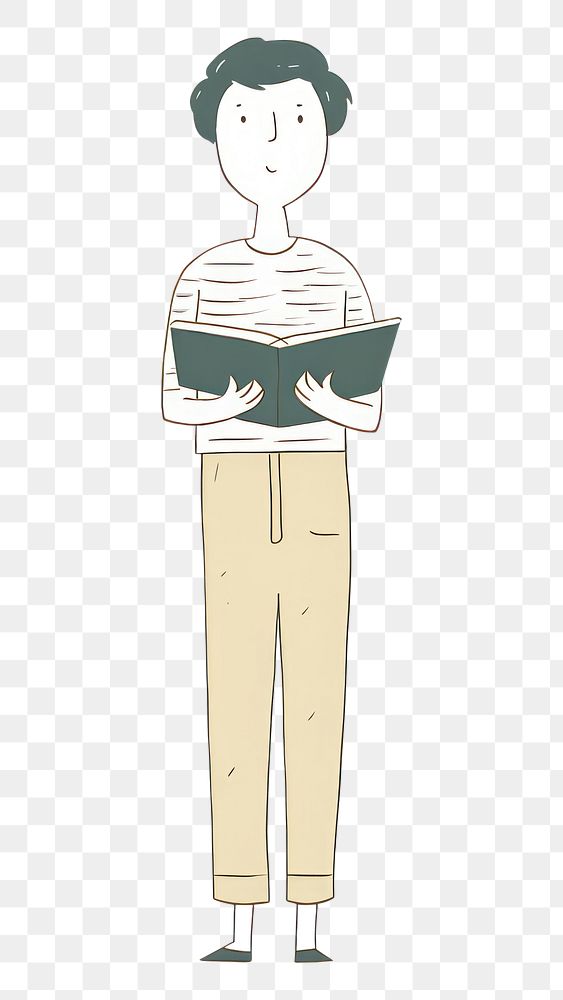 PNG Reading drawing sketch illustrated. | Free PNG - rawpixel