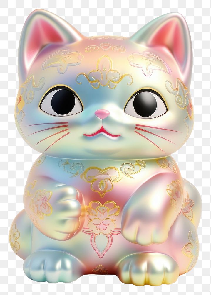 PNG Lucky cat figurine mammal | Premium PNG - rawpixel