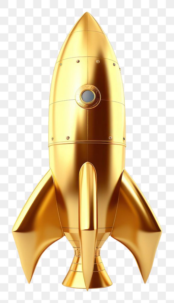 PNG Rocket rocket missile gold | Premium PNG - rawpixel
