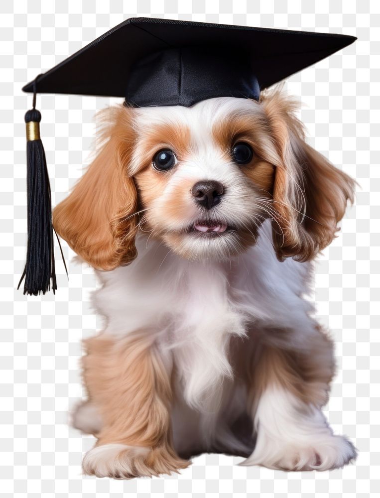 PNG Graduated puppy school animal | Free PNG - rawpixel