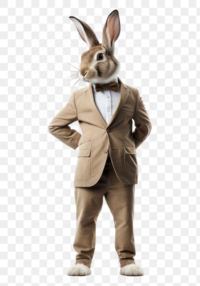 PNG Rabbit standing animal mammal. | Premium PNG - rawpixel