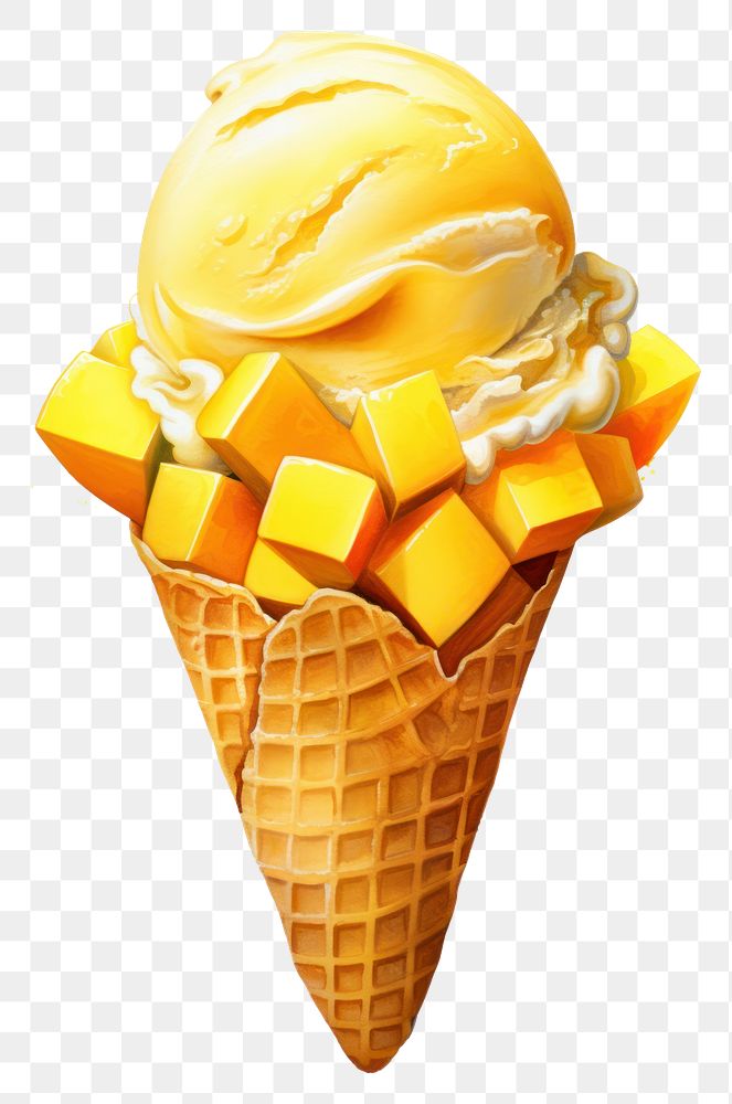 PNG Ice cream Mango dessert | Premium PNG - rawpixel