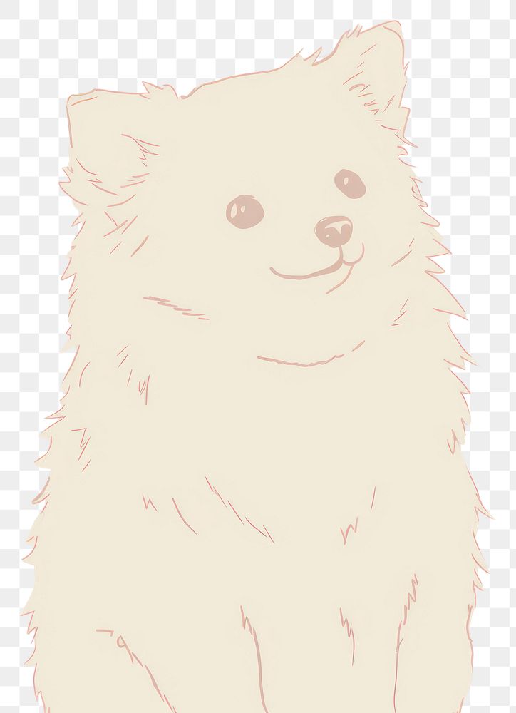 PNG Cute pet drawing mammal | Free PNG - rawpixel