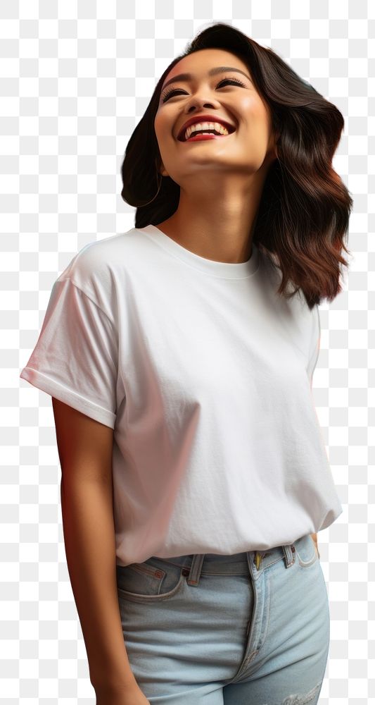 PNG Asian American woman wearing | Free PNG - rawpixel