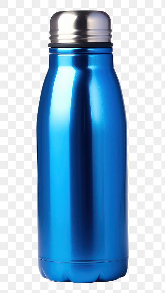 PNG Blue metalic water bottle | Free PNG - rawpixel